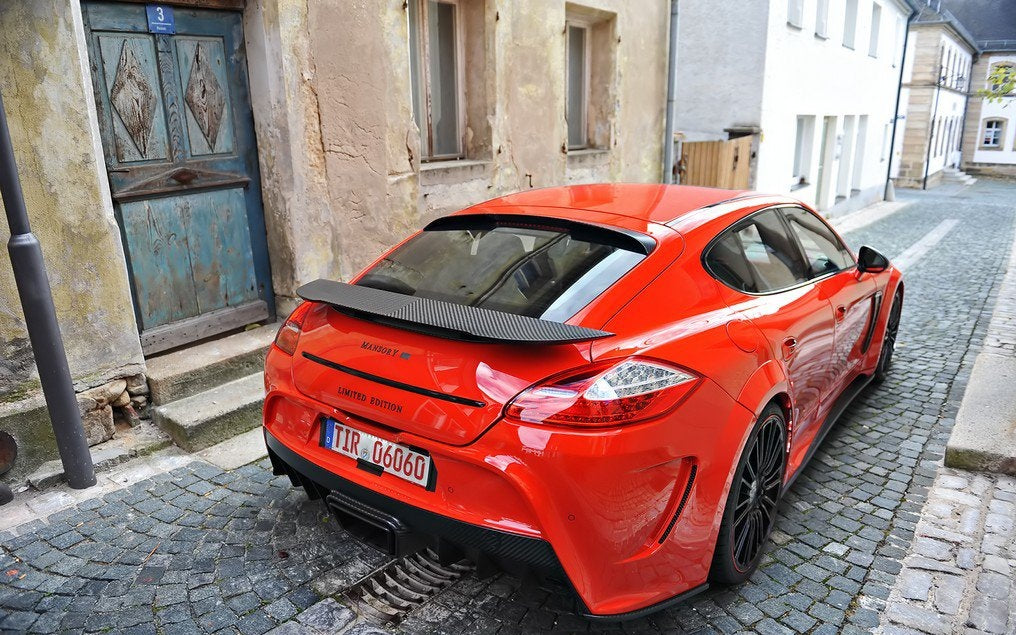 CarGym Carbon Fiber Rear Wing Spoiler for Porsche Panamera 970 2011+